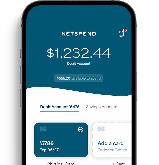 Netspend debit account, get pay 2 days early, mobile banking reinvented