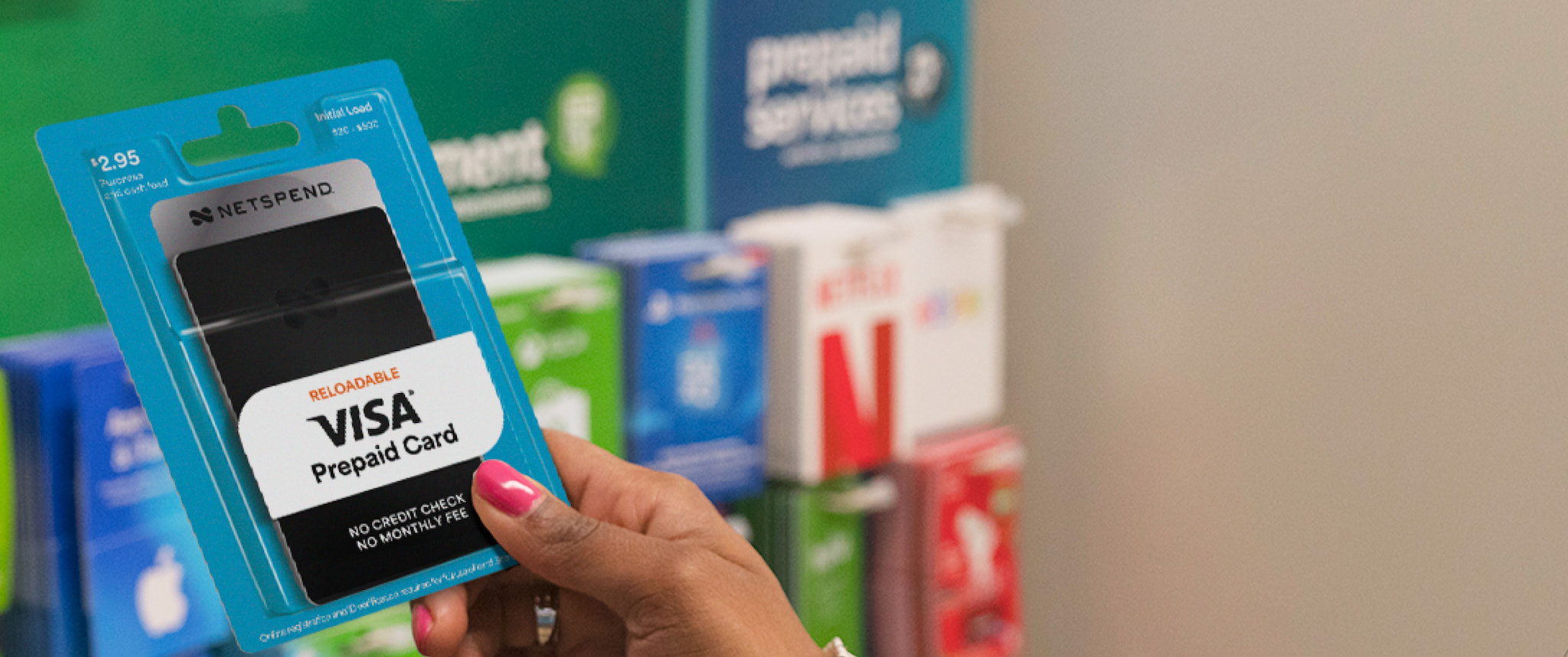 Reload Netspend prepaid card, low fees, location, and retailers